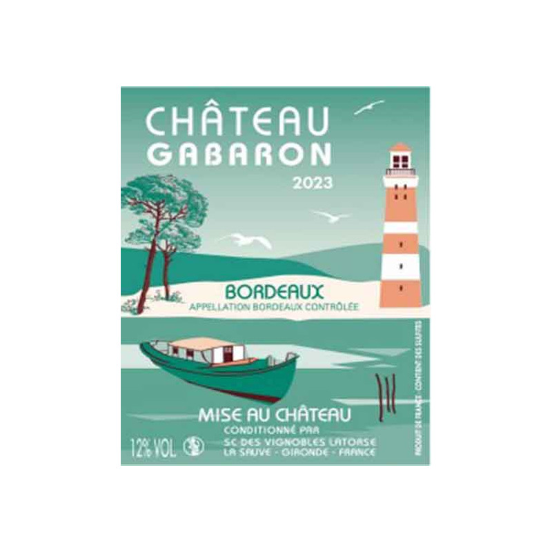 BIB vin 3L Blanc - Bag in Box Bordeaux blanc Château Gabaron